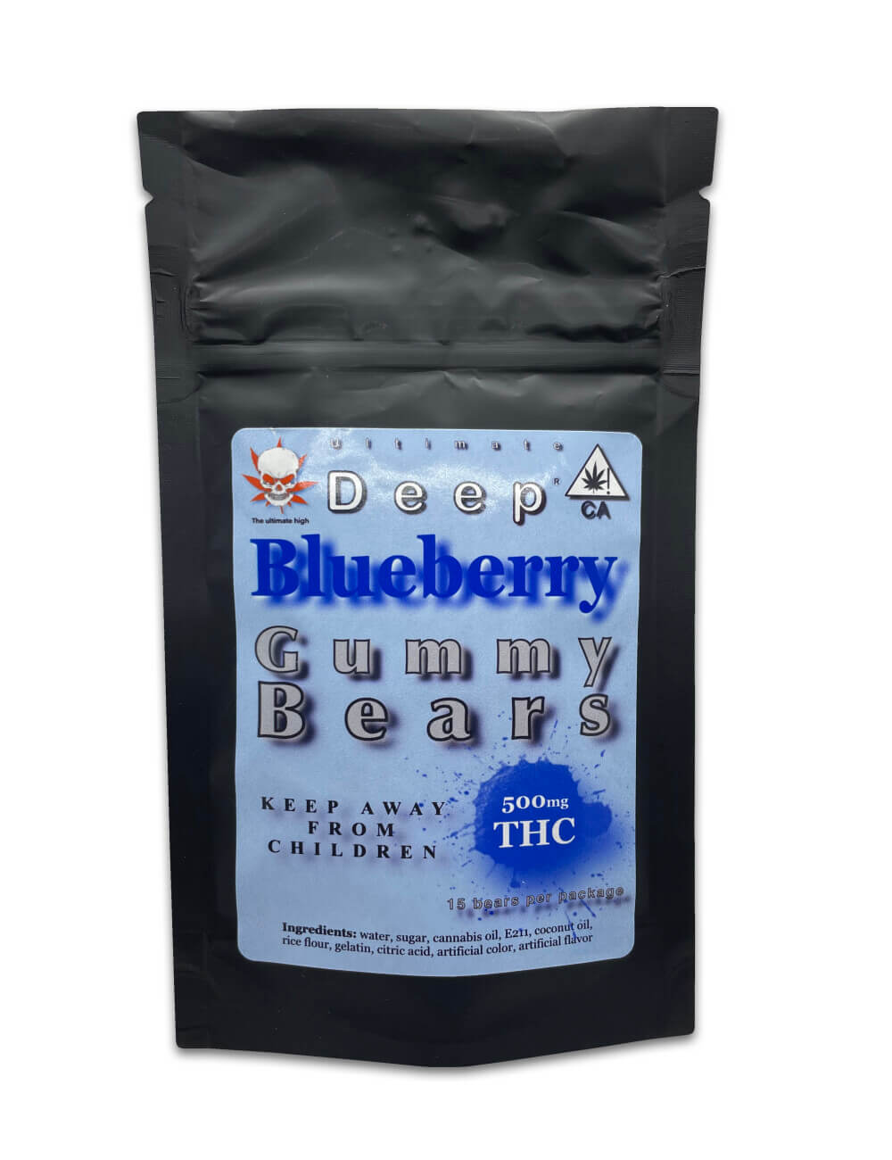 Buy The Best Gummy Bears Edibles With Blueberry Flavor